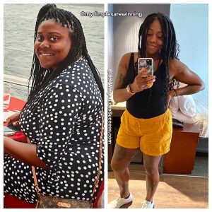 Erica lost 91 pounds - Black Weight Loss Success