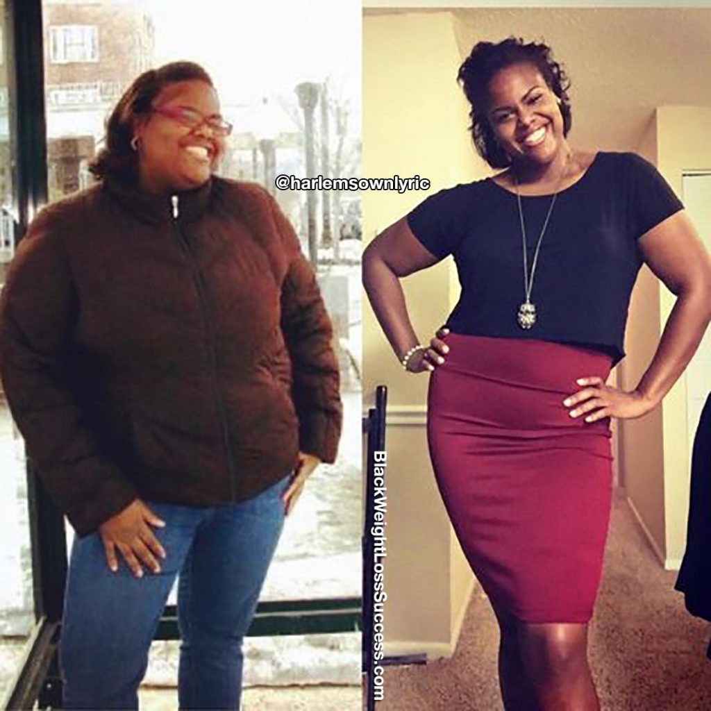 Joan lost 95 pounds - Black Weight Loss Success