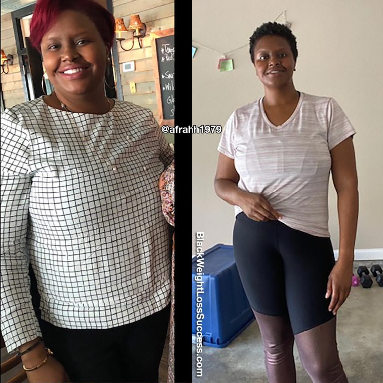 Afrah lost 51 pounds - Black Weight Loss Success