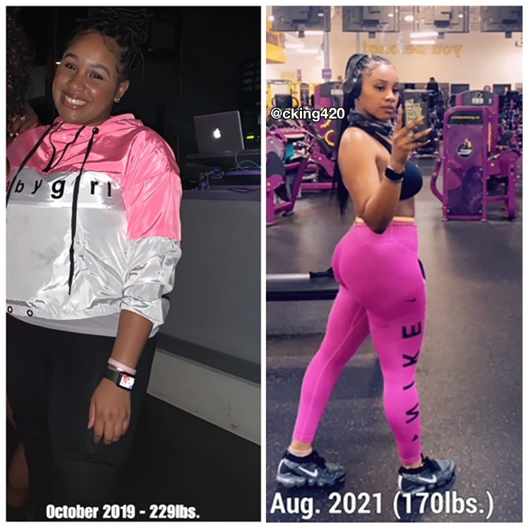 Chelse lost 46 pounds | Black Weight Loss Success