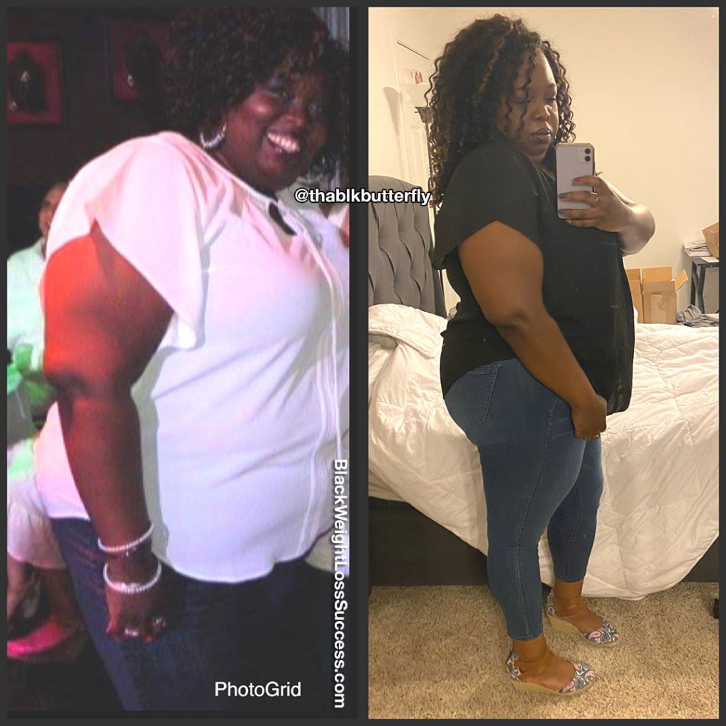 Kimeve lost 75 pounds - Black Weight Loss Success