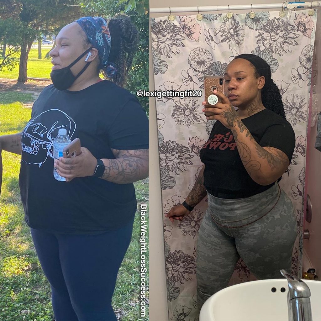 Alexis lost 63 pounds - Black Weight Loss Success