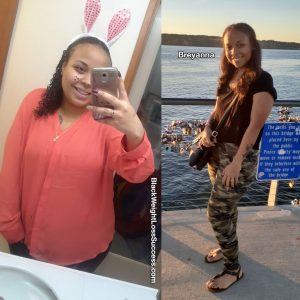Breyanna lost 122 pounds - Black Weight Loss Success