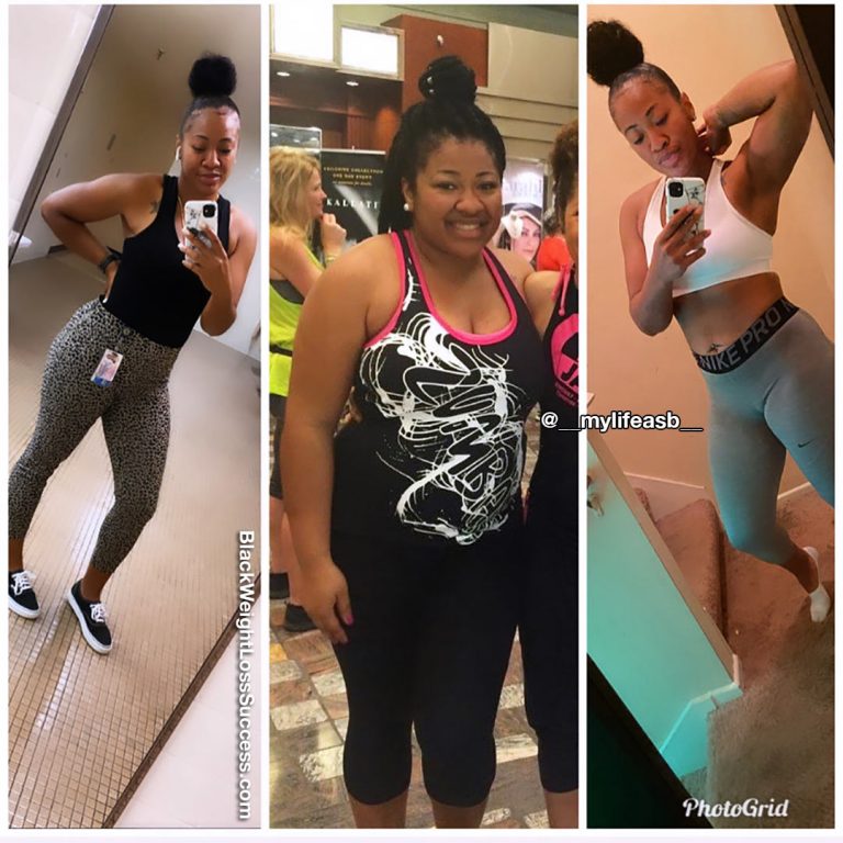 Brittney lost 40 pounds - Black Weight Loss Success