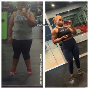 Erika lost 111 pounds - Black Weight Loss Success