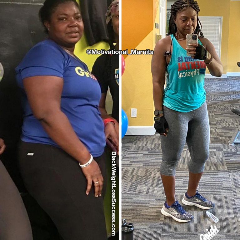 MarNita lost 114 pounds - Black Weight Loss Success