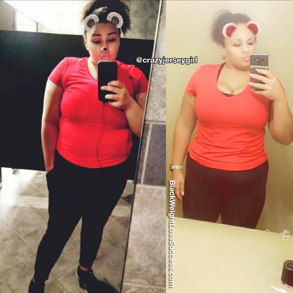 Dominique lost 42 pounds - Black Weight Loss Success