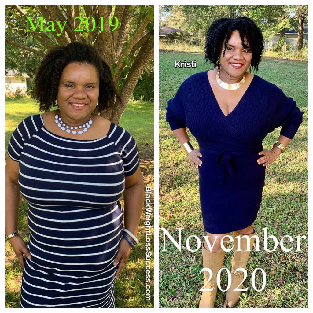Kristi lost 58 pounds - Black Weight Loss Success
