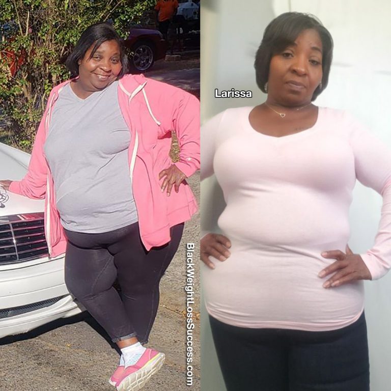 Larissa lost 92 pounds - Black Weight Loss Success