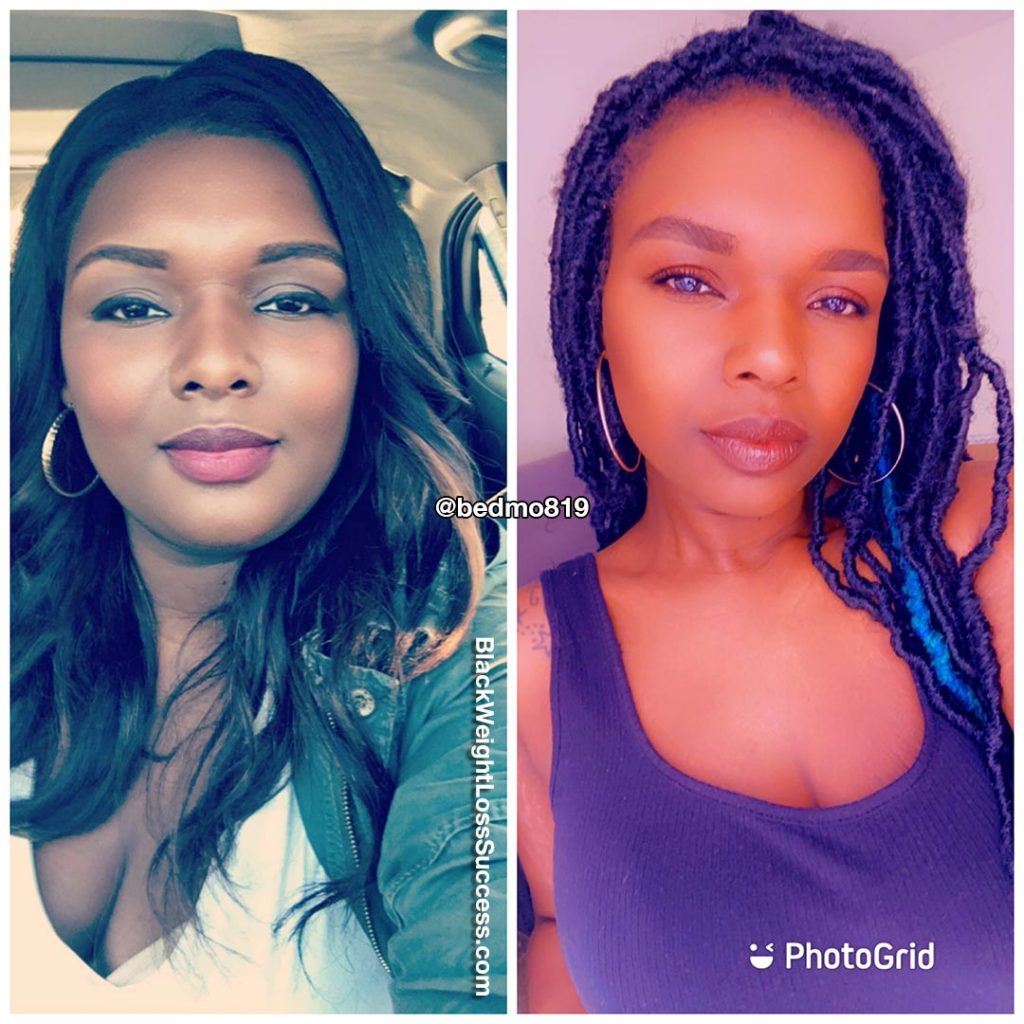 Bianca lost 65 pounds - Black Weight Loss Success