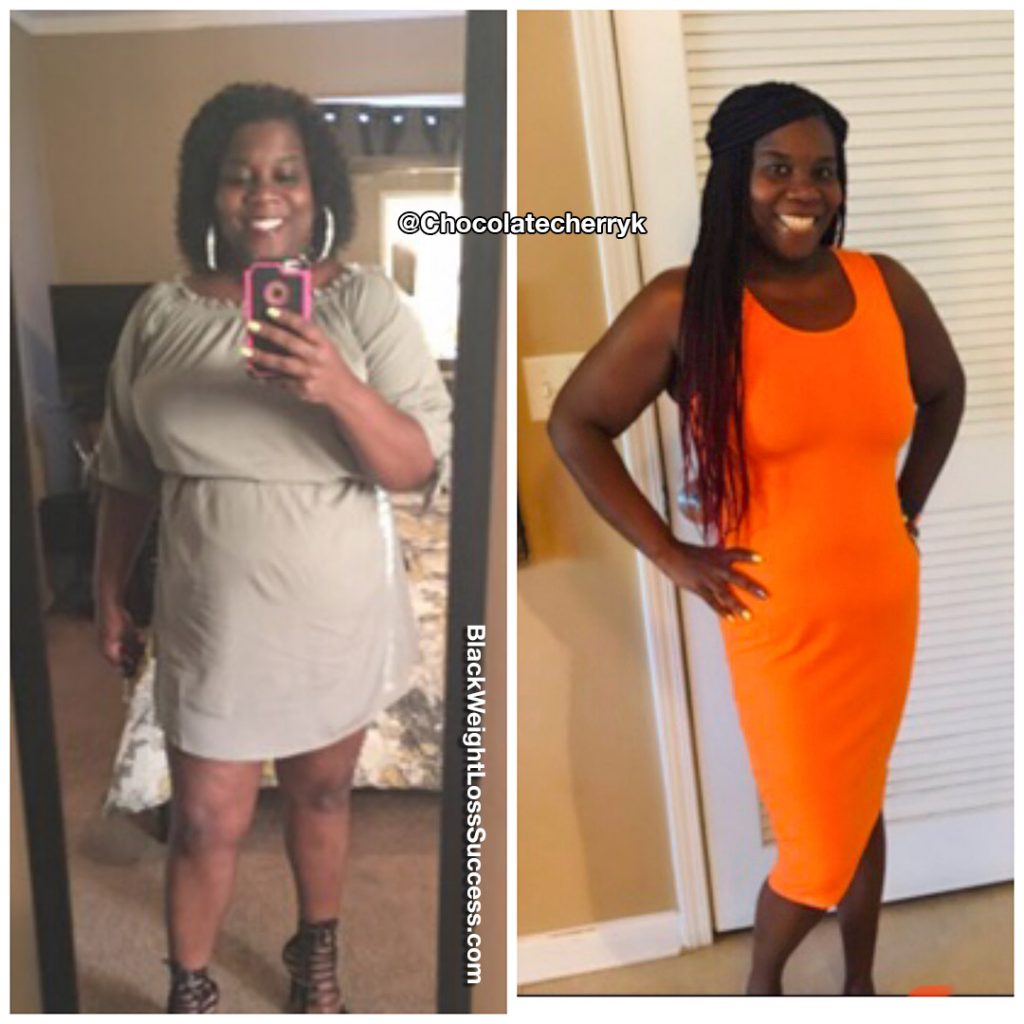 Keisha lost 40 pounds - Black Weight Loss Success