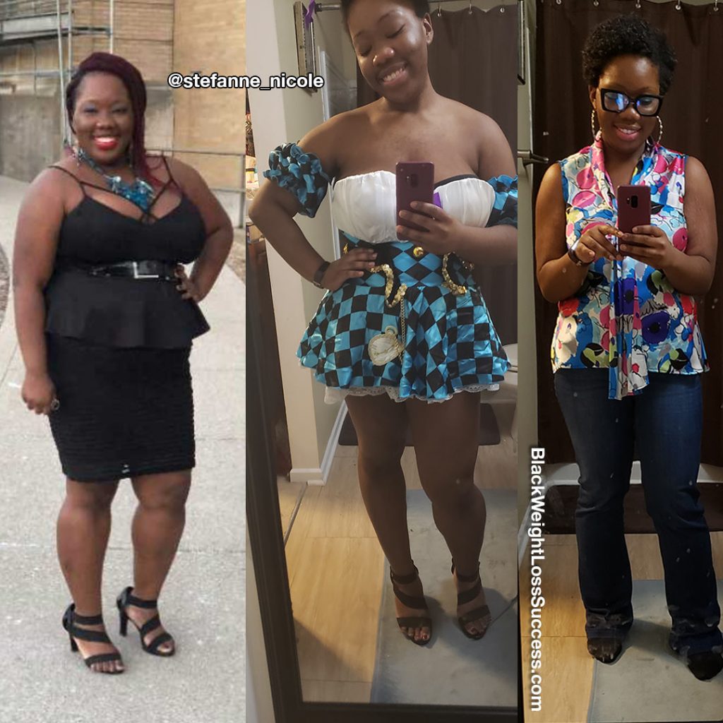 Stefanne lost 65 pounds - Black Weight Loss Success