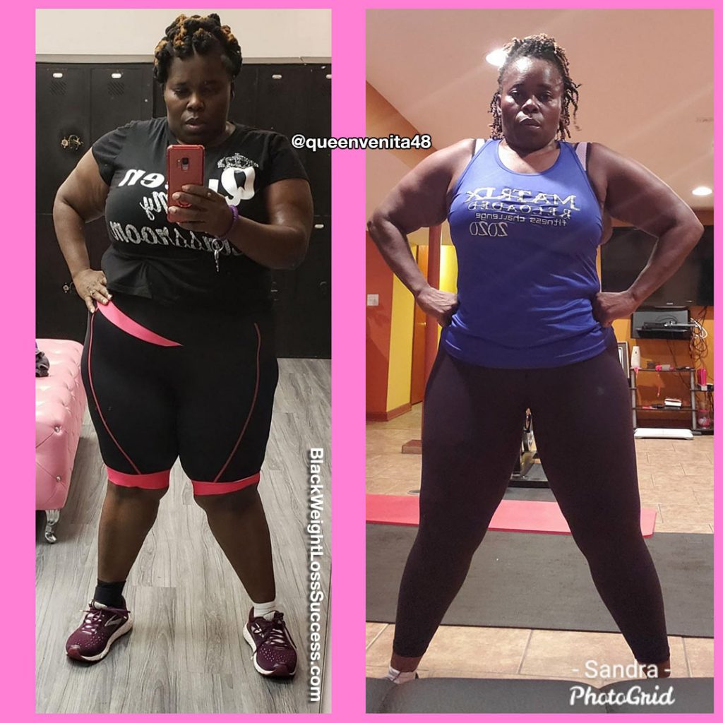 Venita lost 79 pounds - Black Weight Loss Success