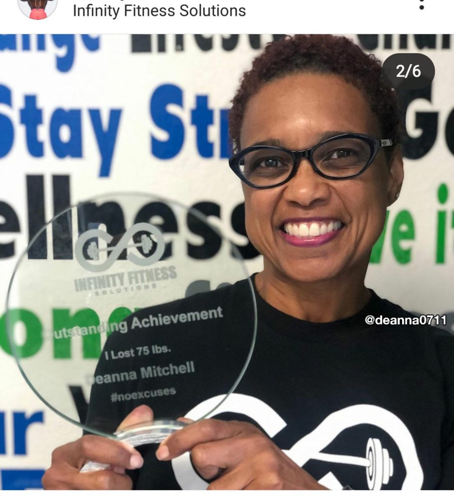 Dean’na lost 75 pounds - Black Weight Loss Success