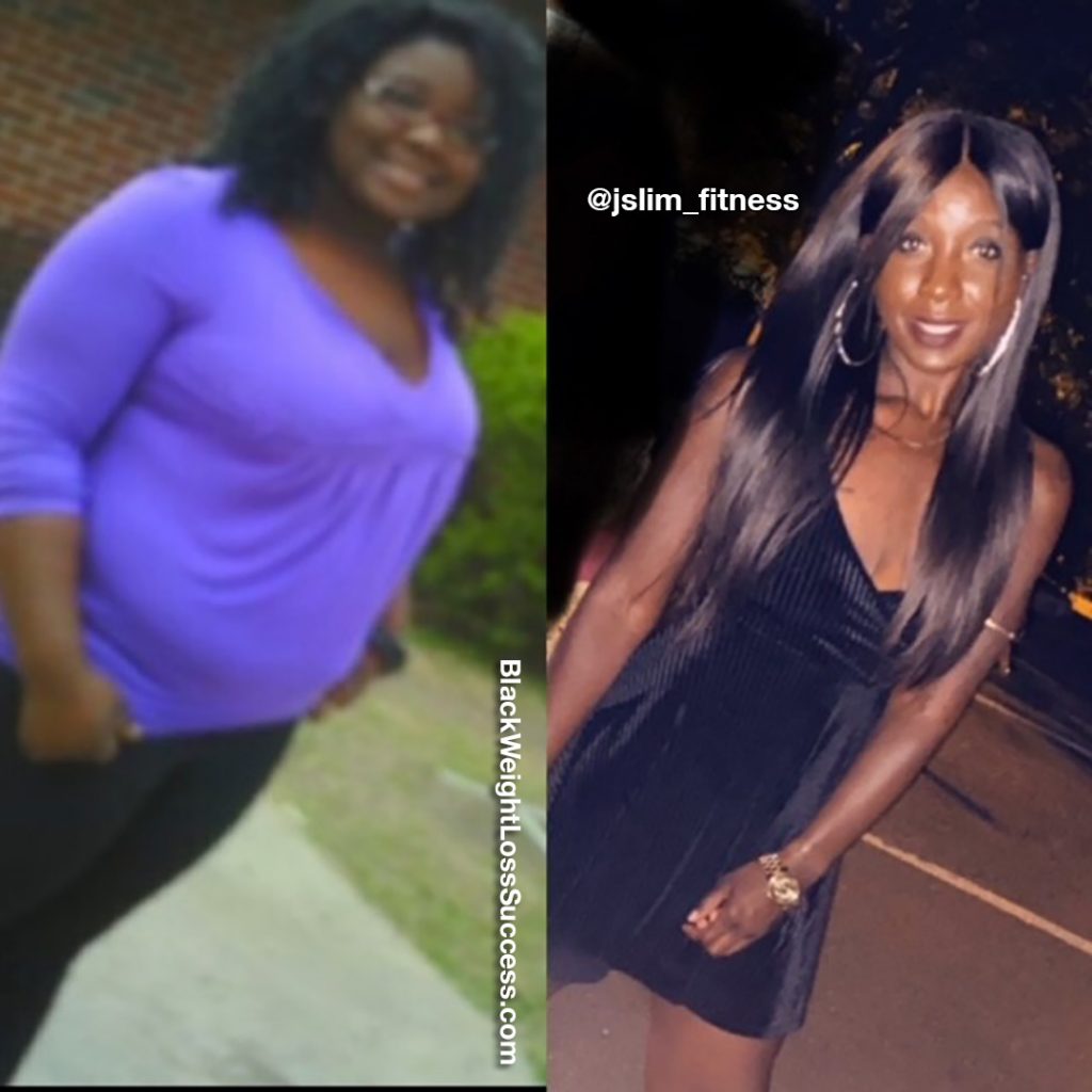 Jasmine lost 146 pounds - Black Weight Loss Success