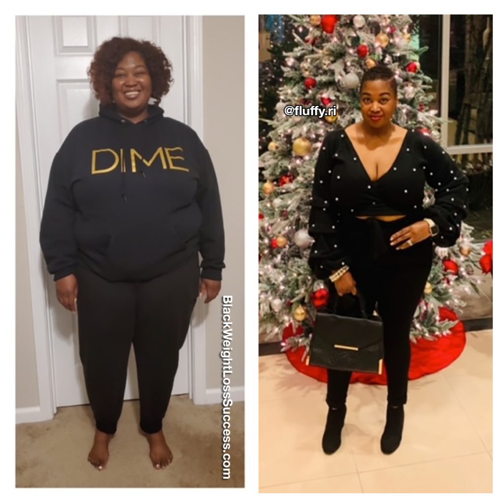Maria lost 118 pounds - Black Weight Loss Success
