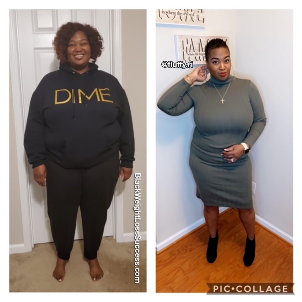 Maria lost 118 pounds - Black Weight Loss Success