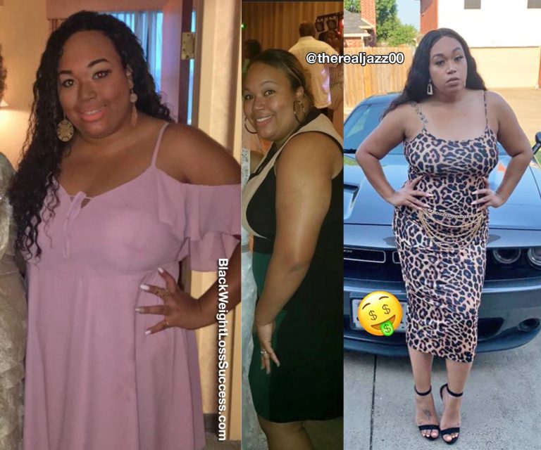 Jasmine lost 85 pounds - Black Weight Loss Success