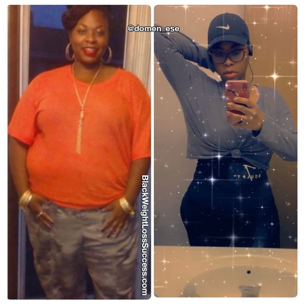 Dorinda lost 106 pounds - Black Weight Loss Success