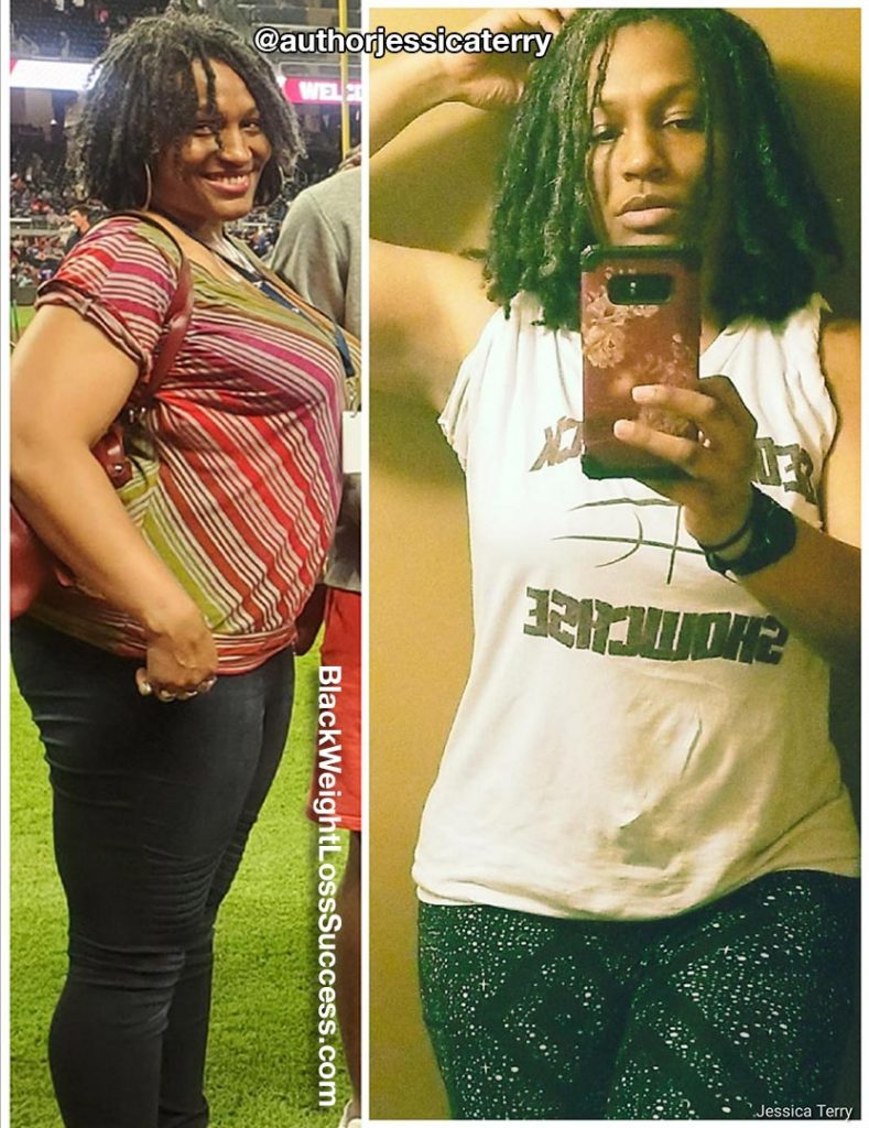 Jessica lost 43 pounds - Black Weight Loss Success