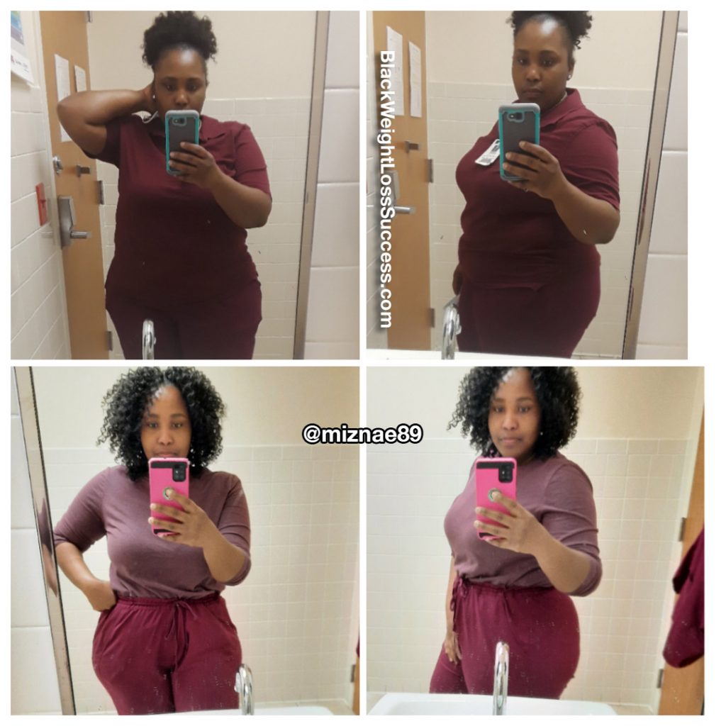 Shanea lost 56 pounds - Black Weight Loss Success