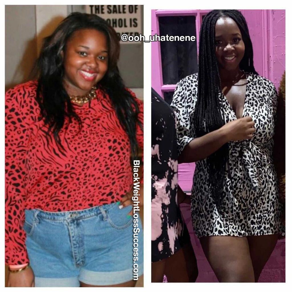 Shan lost 64 pounds - Black Weight Loss Success