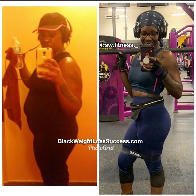 Sherry lost 55 pounds - Black Weight Loss Success