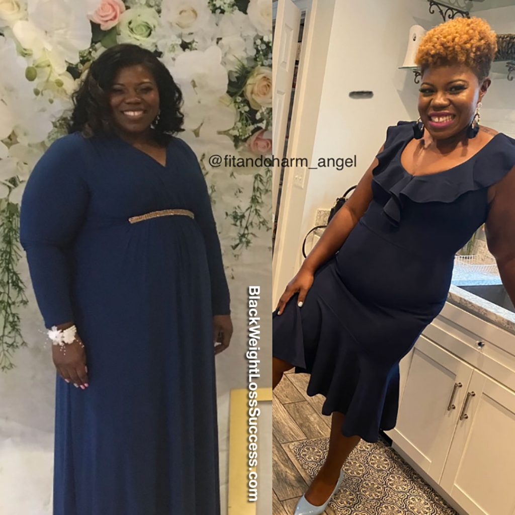 Charmayne lost 104 pounds - Black Weight Loss Success