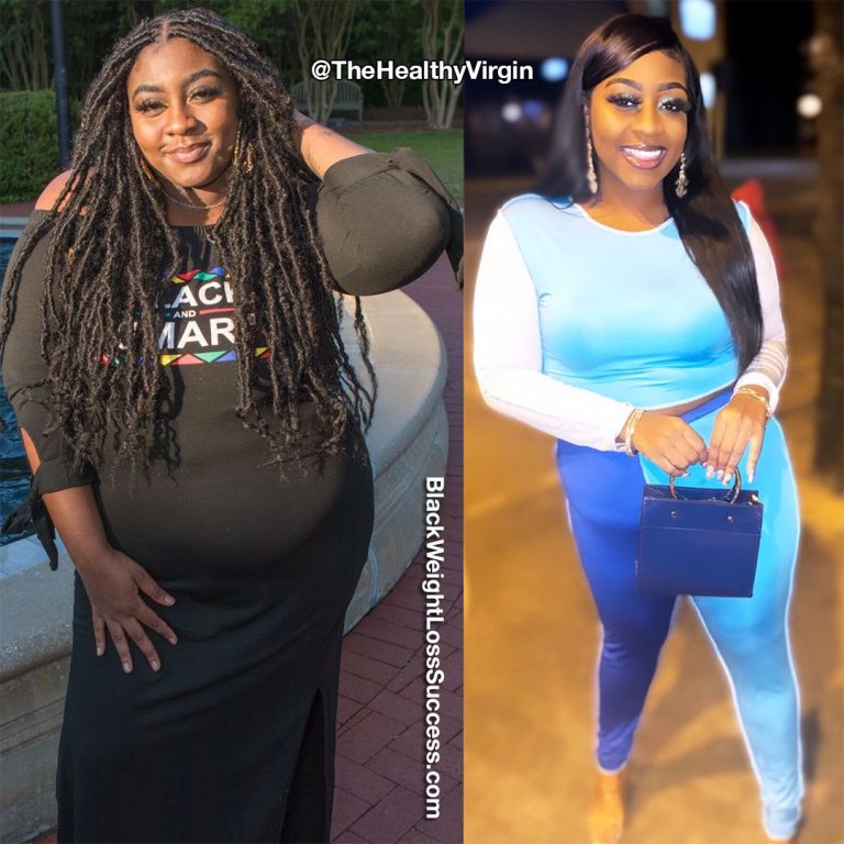 Ambur lost 78 pounds - Black Weight Loss Success