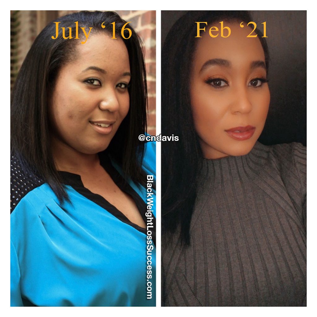 Candice lost 106 pounds - Black Weight Loss Success