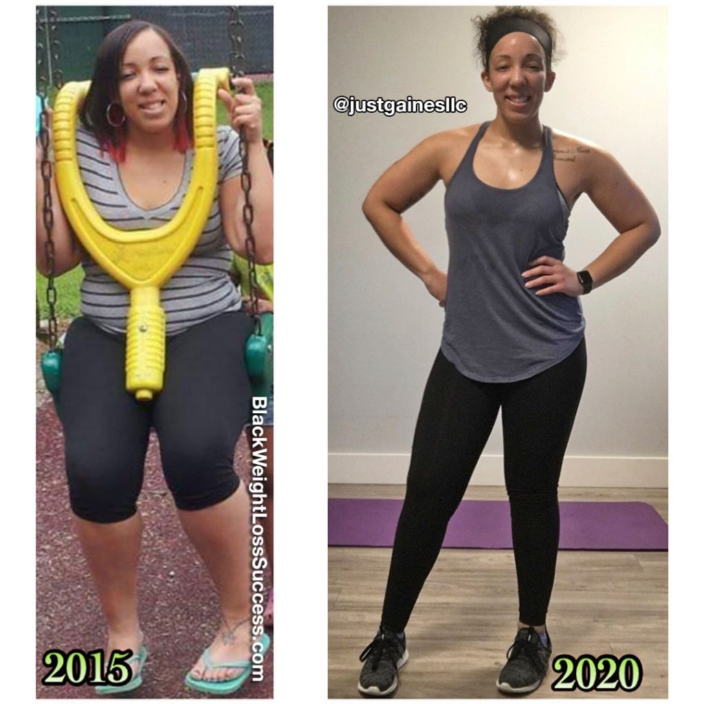 Courtney lost 43 pounds - Black Weight Loss Success