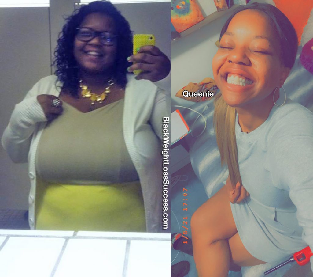Queenie lost 152 pounds - Black Weight Loss Success