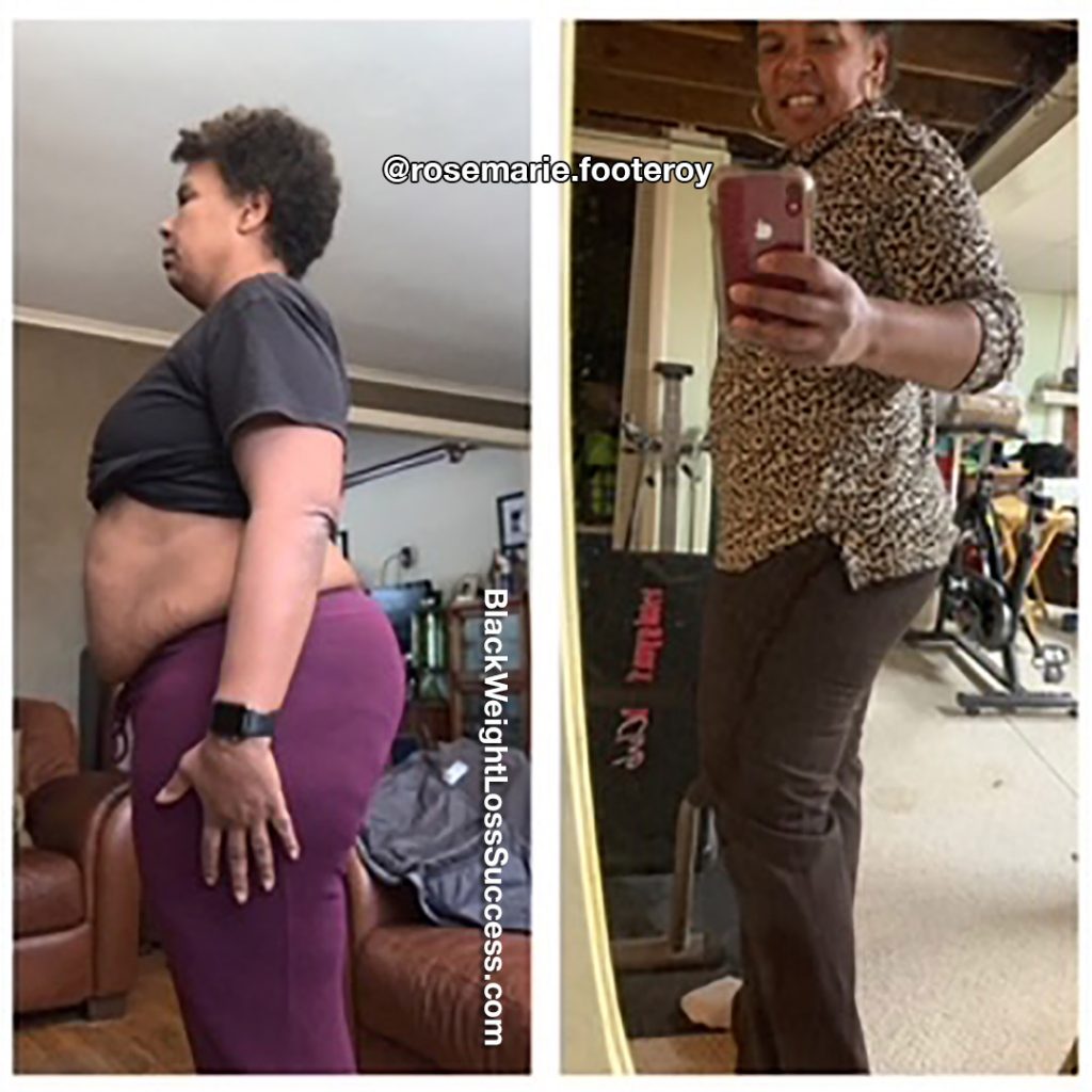 Rosemarie lost 43 pounds - Black Weight Loss Success