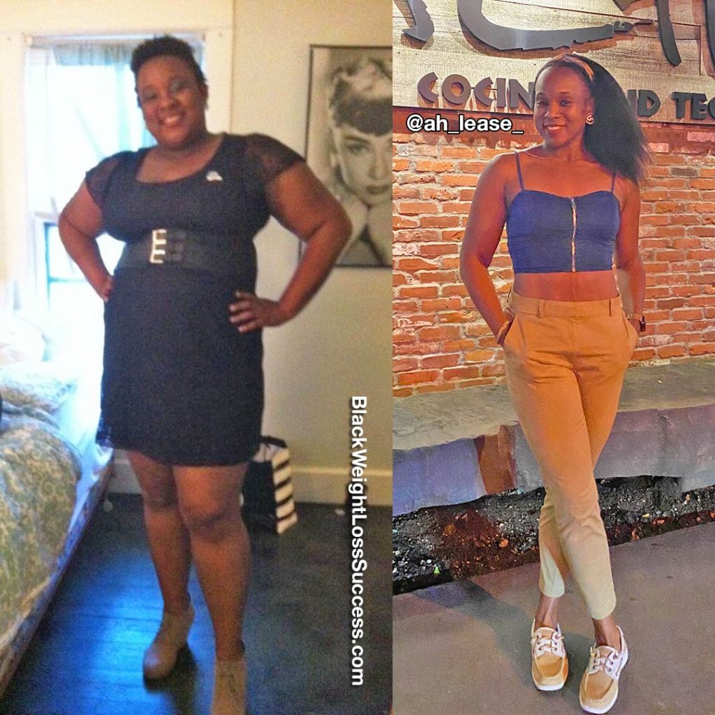 Aleise lost 119 pounds - Black Weight Loss Success