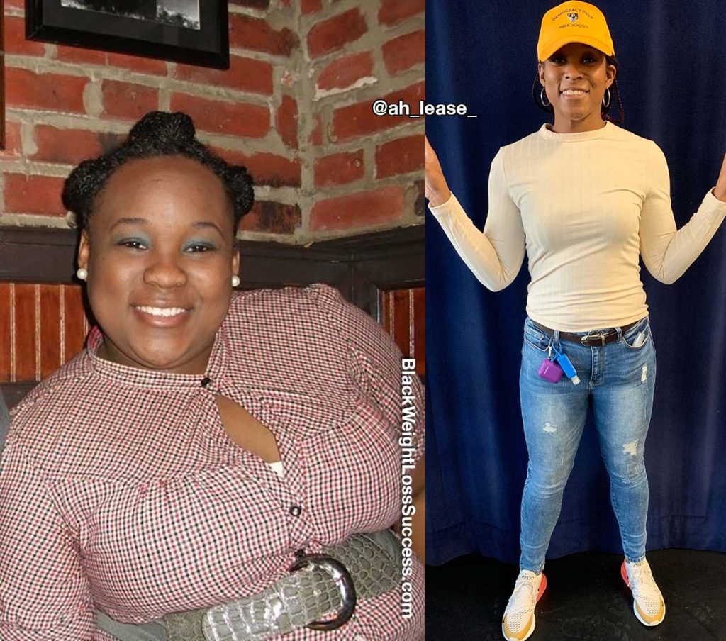 Aleise lost 119 pounds - Black Weight Loss Success