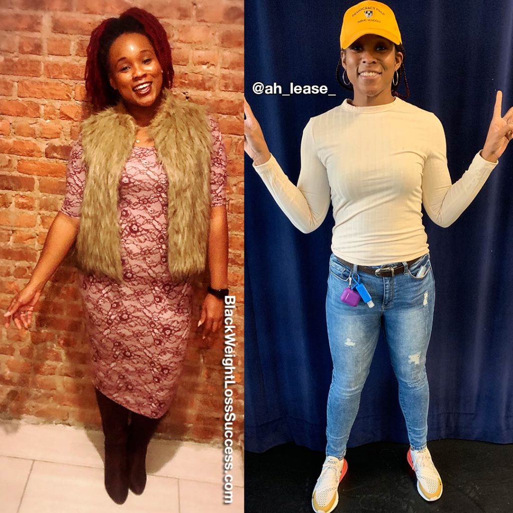 Aleise lost 119 pounds - Black Weight Loss Success