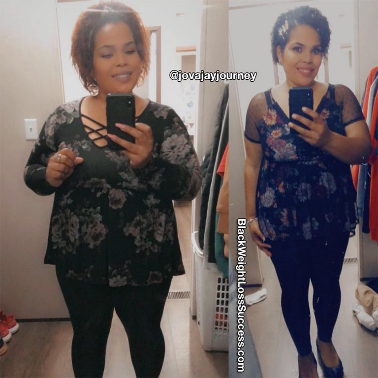 Jovanna lost 82 pounds - Black Weight Loss Success