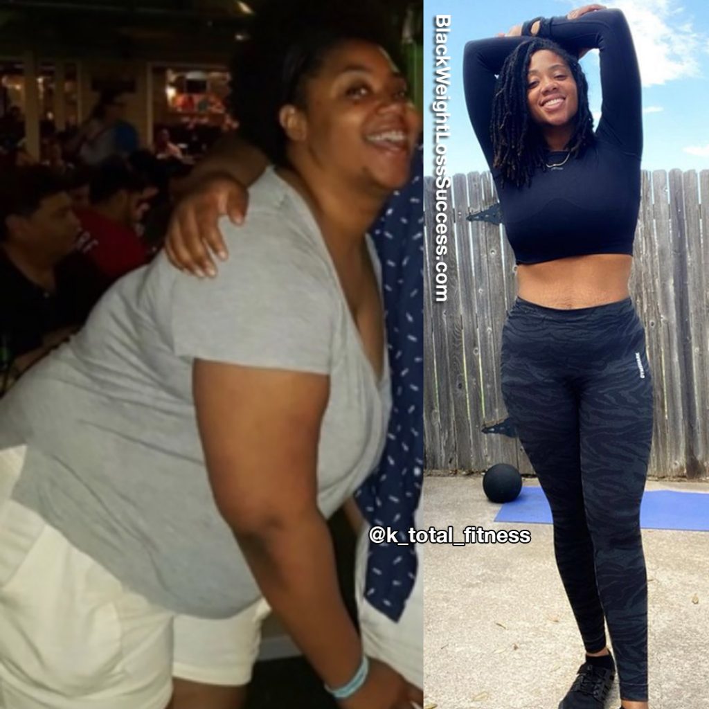 Kyra lost 105 pounds - Black Weight Loss Success
