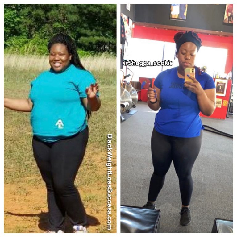 Dinitria lost 49 pounds - Black Weight Loss Success