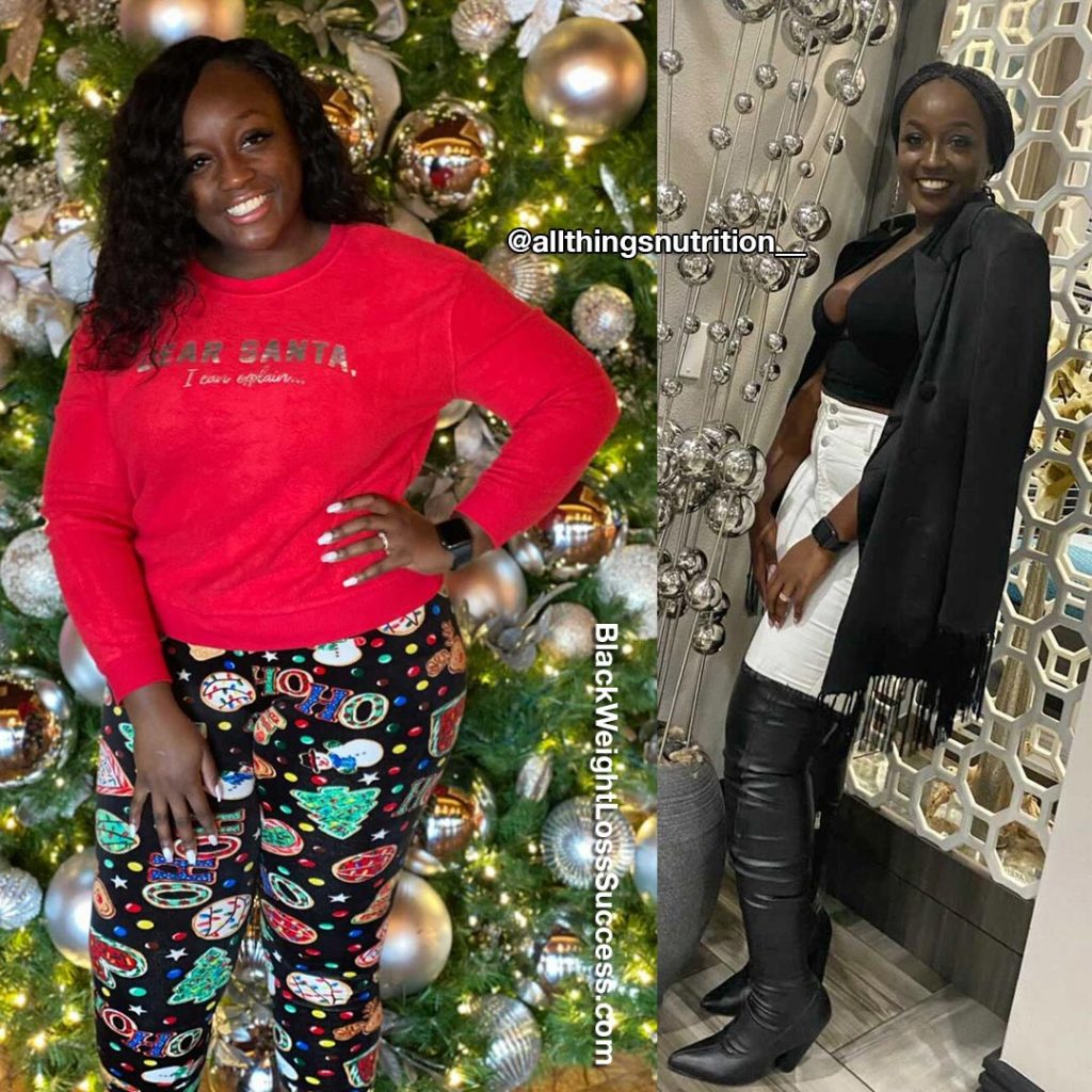 Earnestine lost 47 pounds - Black Weight Loss Success