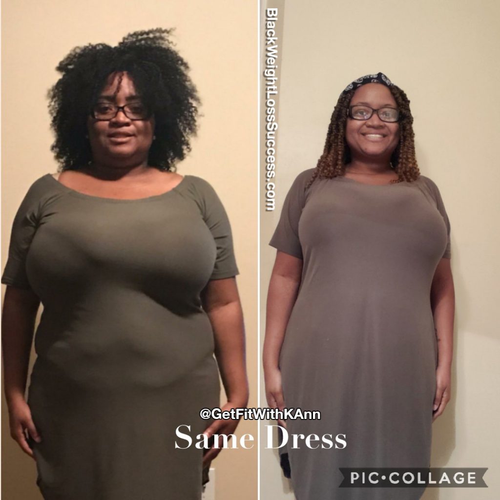 K Ann lost 58 pounds - Black Weight Loss Success