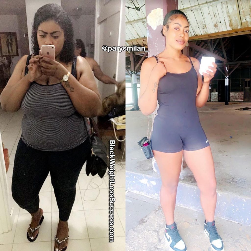Parys lost 46kg/102 pounds - Black Weight Loss Success