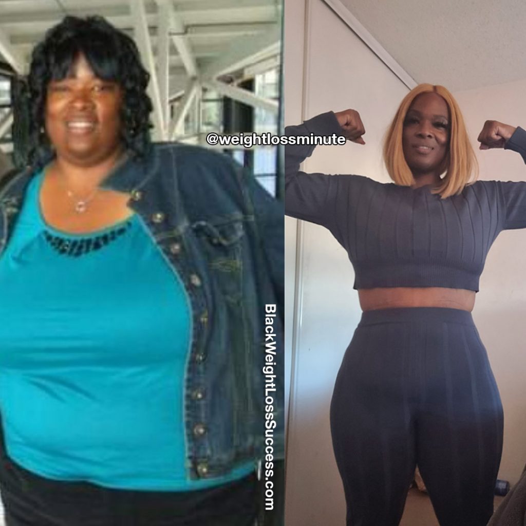 Karishia lost 150 pounds - Black Weight Loss Success