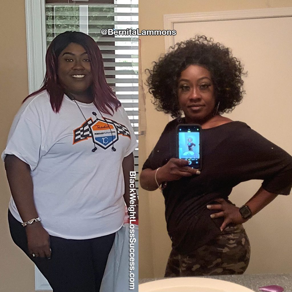 Bernita lost 144 pounds - Black Weight Loss Success