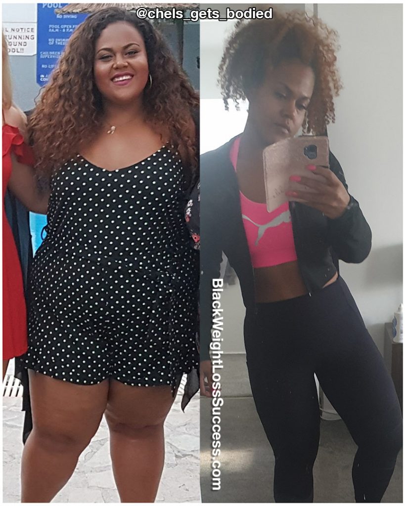 Chelsea lost 114 pounds | Black Weight Loss Success
