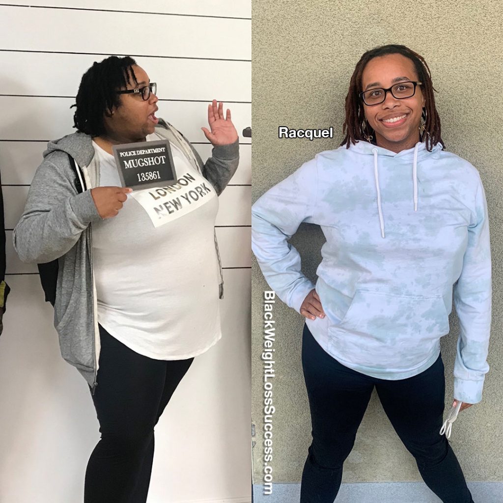 Racquel lost 160 pounds | Black Weight Loss Success