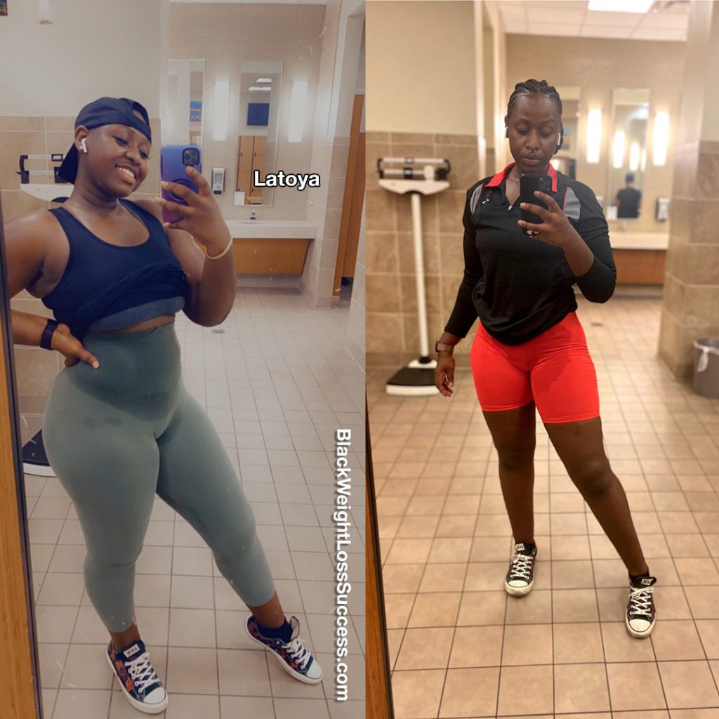 Latoya lost 42 pounds - Black Weight Loss Success