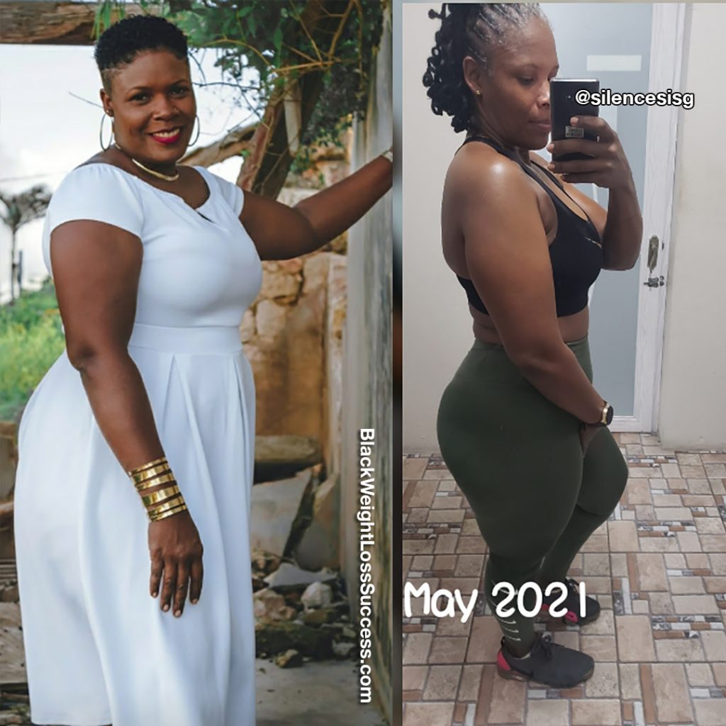 JoJo lost 56+ pounds - Black Weight Loss Success