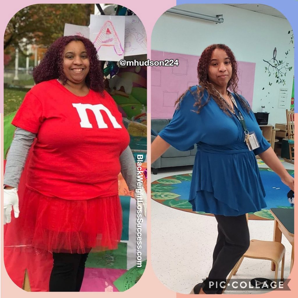 Monique lost 83 pounds - Black Weight Loss Success