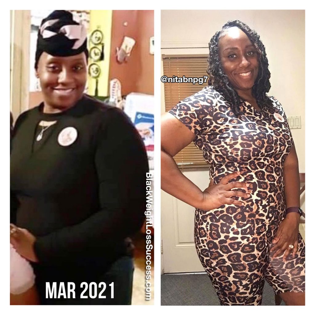 Anita lost 27 pounds - Black Weight Loss Success
